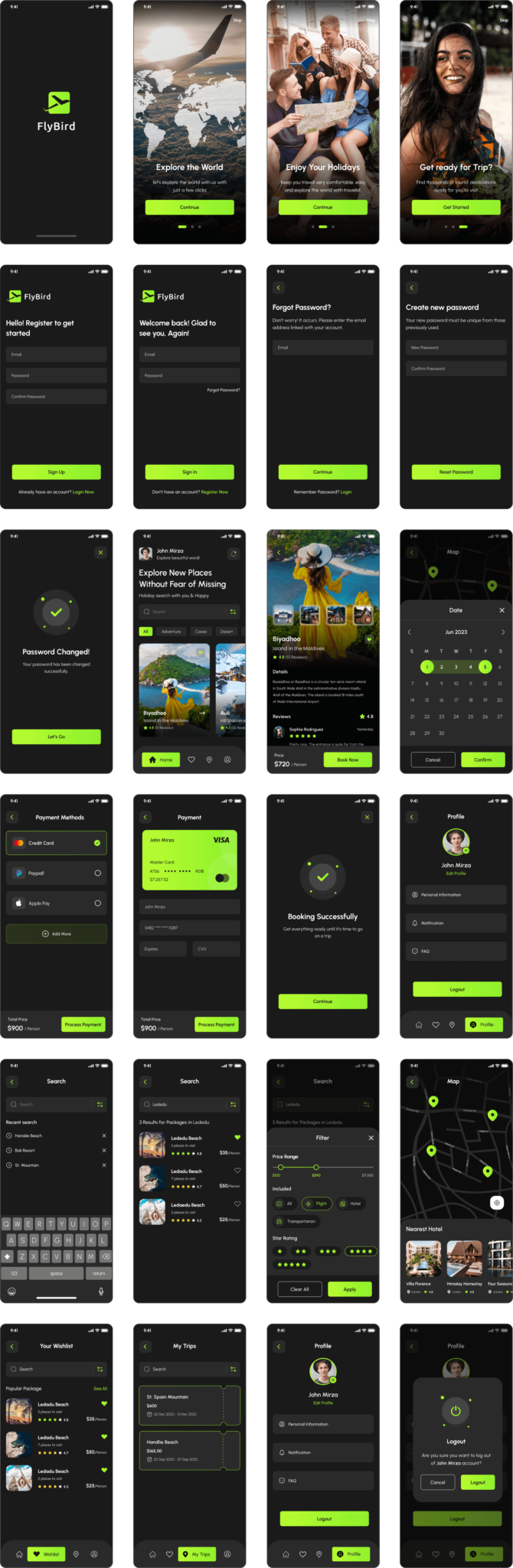 Travel Planning & Booking App - Portfolio