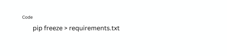 Python Requirements File: How to Create Python requirements.txt